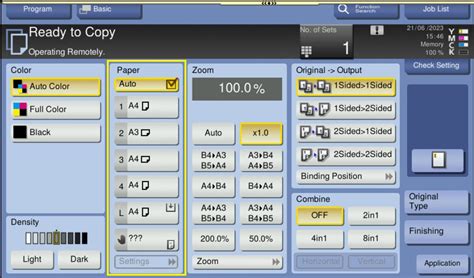 How To Print Custom Paper Size Konica Minolta Assist
