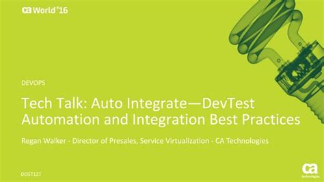 Auto Integrate Devtest Automation And Integration Best Practices Ppt
