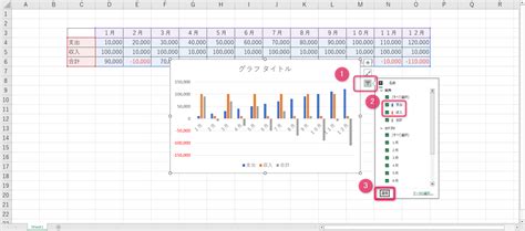 【最新】excelのマイナス棒グラフの色を変える＆ラベルを下に配置する方法を詳しく解説！ excel x spreadsheet