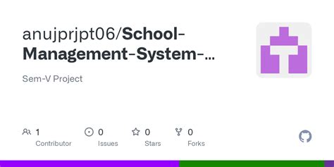 Github Anujprjpt06school Management System Using C Sharp And Ssms