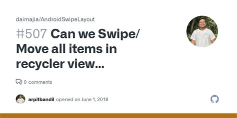 can we swipe move all items in recycler view simultaneously except