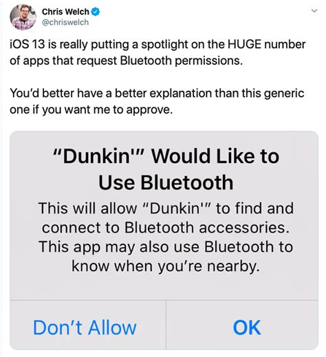 Heres Why So Many Apps Are Asking To Use Bluetooth On IOS 13 The Verge