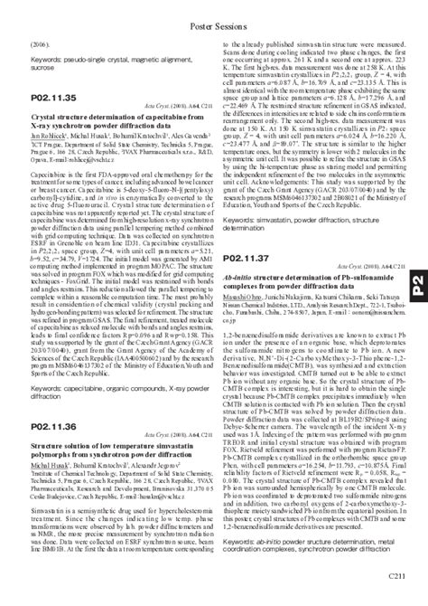 Pdf Structure Solution Of Low Temperature Simvastatin Polymorphs From Synchrotron Powder