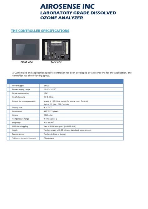 Dissolved Ozone Analysercontroller At ₹ 80000piece Ozone Sensor In