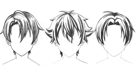 How To Draw Male Hair Anime