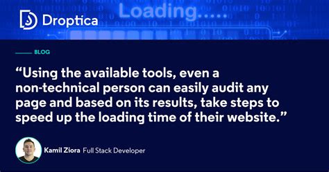 how to improve page speed tried and tested methods droptica