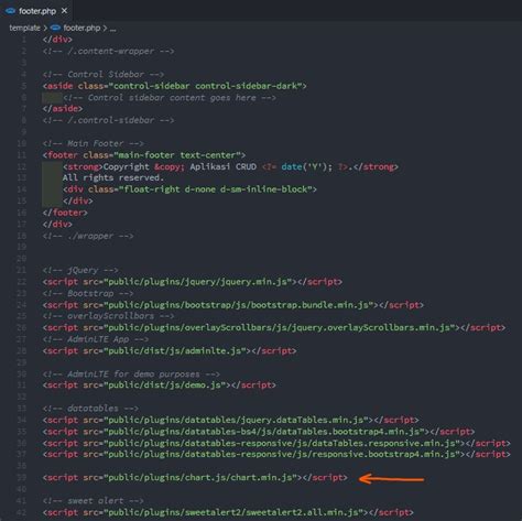 Tutorial Crud Php Template Adminlte 3 Jquery Datatable Sweet