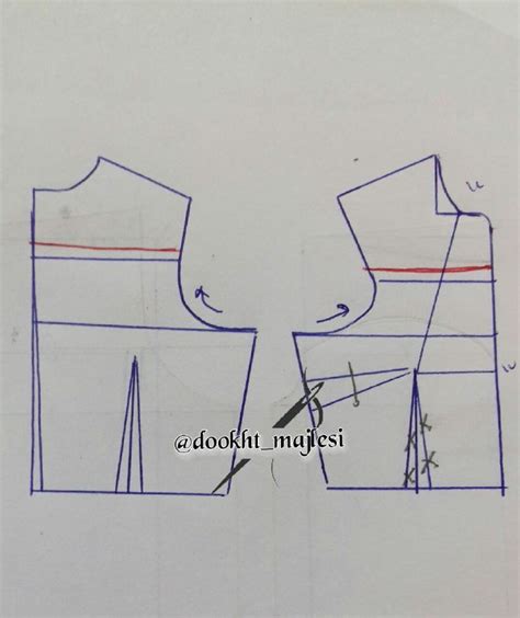 آموزش دوخت لباس شب،آستین کاپ الگو