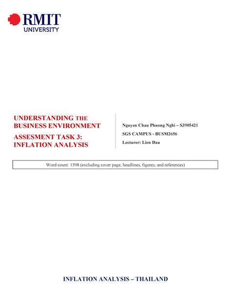 Assignment 3 Busm2565 Sgs21 S3905421 Understanding The Business Environment Assesment Task 3