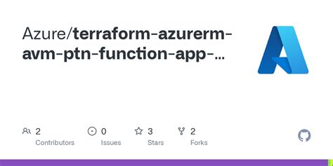 Issues · Azureterraform Azurerm Avm Ptn Function App Storage Private Endpoints · Github