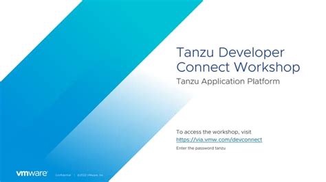 tanzu developer connect workshop english ppt