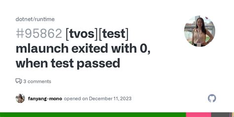 [tvos][test] mlaunch exited with 0 when test passed · issue 95862