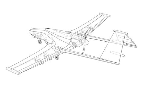 Predator Drone Drawing