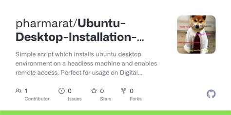 GitHub Pharmarat Ubuntu Desktop Installation Script Simple Script Which Installs Ubuntu