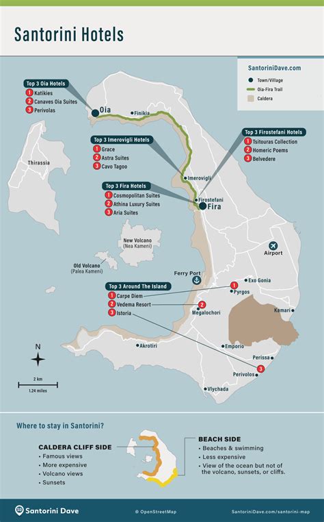 Santorini Map Greece Map A Comprehensive Map Guide For Travelers In