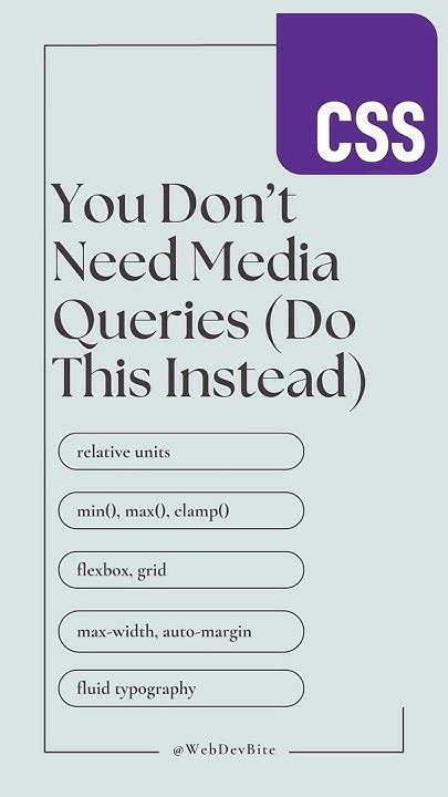 💫forget Media Queries Do This Instead 5 Css Tricks💫 Coding