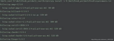 解决：在虚拟环境下使用pip Install R Requirementstxt导入项目依赖包却没有安装上出现的问题pip Install R Requirementstxt 明明
