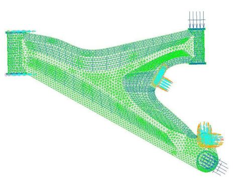 The Finite Element Of The Frame Using Shell Elements Together With The Download Scientific