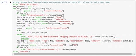 Crm Data Migration Using Jupyter Notebook And The Salesforce Api Ssp