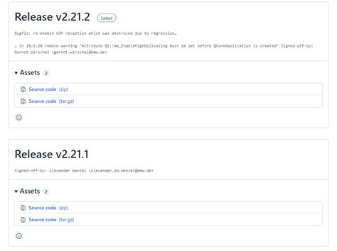Release Artifacts Not Present In Releases Page Is This Expected Issue COVESA Dlt