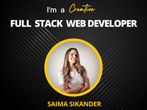 full stack web developer by saima sikander on dribbble