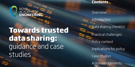 cover towards trusted data sharing