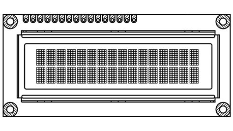 O016n002clpp5n0000 Vishay Yellow Passive Matrix Oled Display Matrix