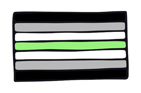 다채로운 Agender 프라이드 플래그 해피 프라이드 데이 Lgbtq 커뮤니티 프라이드의 달 벡터 손으로 그린 낙서 포스터 스티커 로고 카드 0명에 대한 스톡 벡터 아트 및