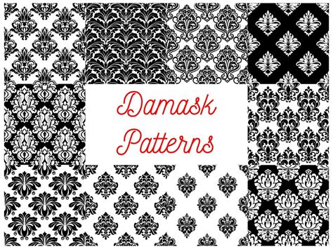 Damask Patterns Ornamental Decoration 12683173 Vector Art At Vecteezy
