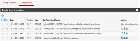 PfSense Backup IT And General