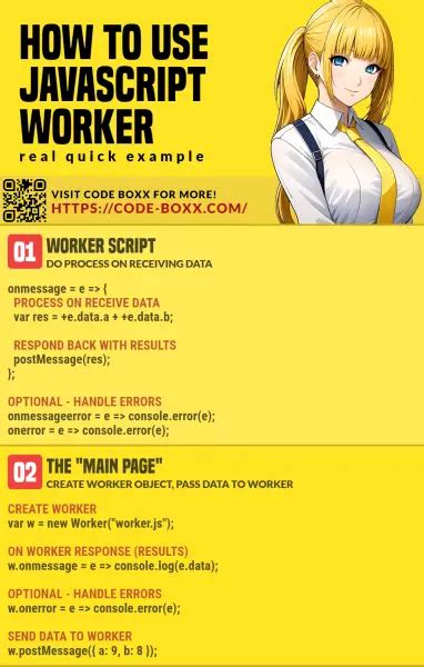 How To Use Javascript Workers Very Simple Example