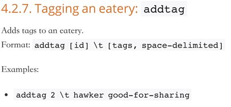 add tag command can not be executed · issue 1254 · nus cs2103 ay1920s1 ped dev response · github