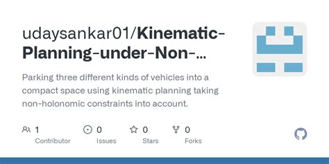 Github Udaysankar01 Kinematic Planning Under Non Holonomic Conditions Parking Three Different