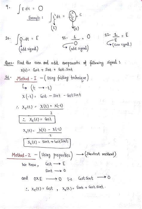 Even And Odd Signals Ece 1004