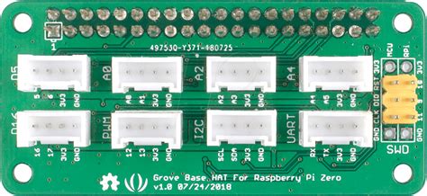 Rpiz Grv Base Raspberry Pi Zero Shield Grove Base Hat At Reichelt