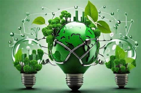 Premium Photo Carbon Efficient It Concept Showcasing Sustainable