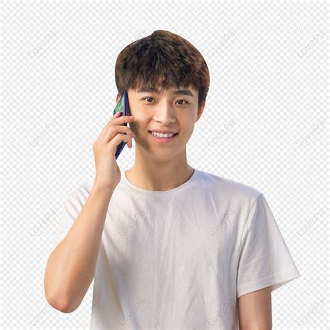 소년 전화 Png 일러스트 무료 다운로드 Lovepik