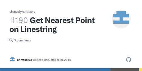 Get Nearest Point On Linestring Issue Shapely Shapely GitHub