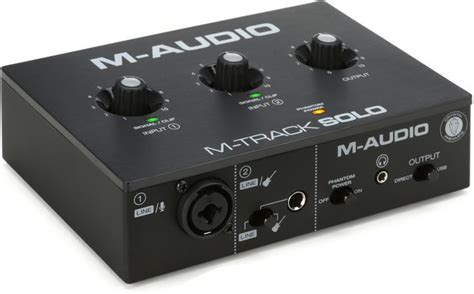 M Audio M Track Solo USB Audio Interface Sweetwater