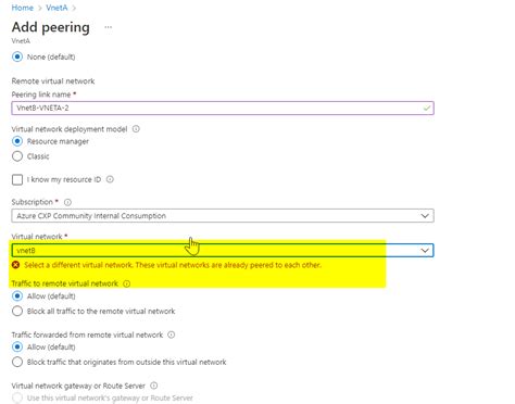 Terraform Vnet Peering Not Getting Deleted In Azure Stack Overflow