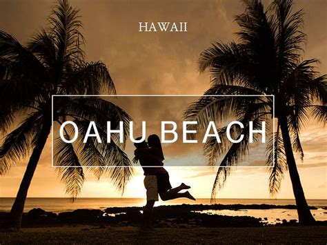 낭만의 섬 하와이 인기 해변은 하와이 오아후 섬