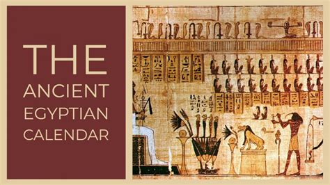 The Ancient Egyptian Calendar Ancient Society