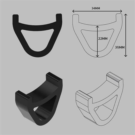 Logitech Mx Keys Legs Feet Extensions By Alex Download Free Stl Model