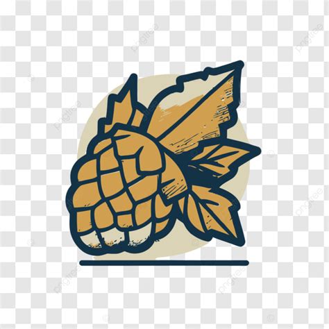 The Logo Of Raspberry Plant Vector A Simplistic Colorful Icon Of Hop On A White Background No