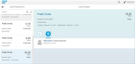Solved Sap Fiori Leave Request Attachments Sap Community
