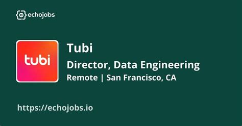Tubi Is Hiring Director Data Engineering Usd 268k 350k San Francisco Ca Streaming Python