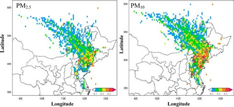 Cwt Maps For Pm 2 5 And Pm 10 In Slxl From 1 November 2017 To 31 March