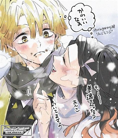 270 Zenitsu X Nezuko Ideas Slayer Demon Anime Demon