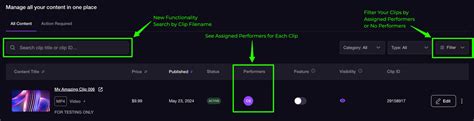 Improved Clip File Search Filtering In The Creator Workspace Clips4sale Blog
