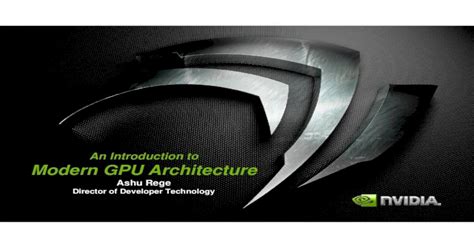 pdf an introduction to modern gpu architecture dokumen tips
